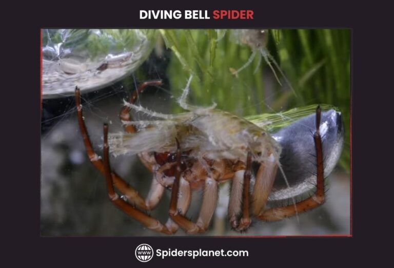 Diving Bell Spider or Water Spider: (Argyroneta Aquatica)